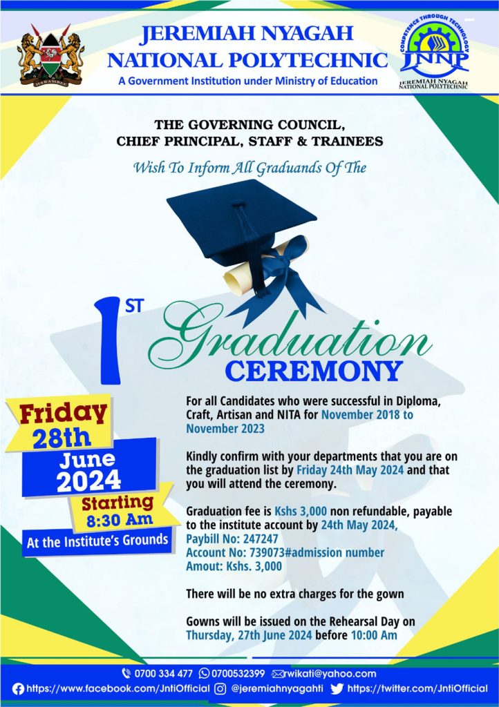 Jeremiah Nyagah National Polytechnic – Competence Through Technology