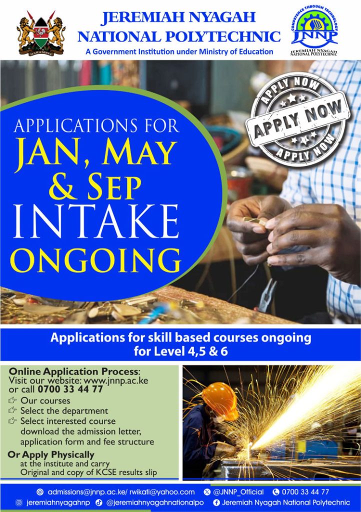 Jeremiah Nyagah National Polytechnic – Competence Through Technology